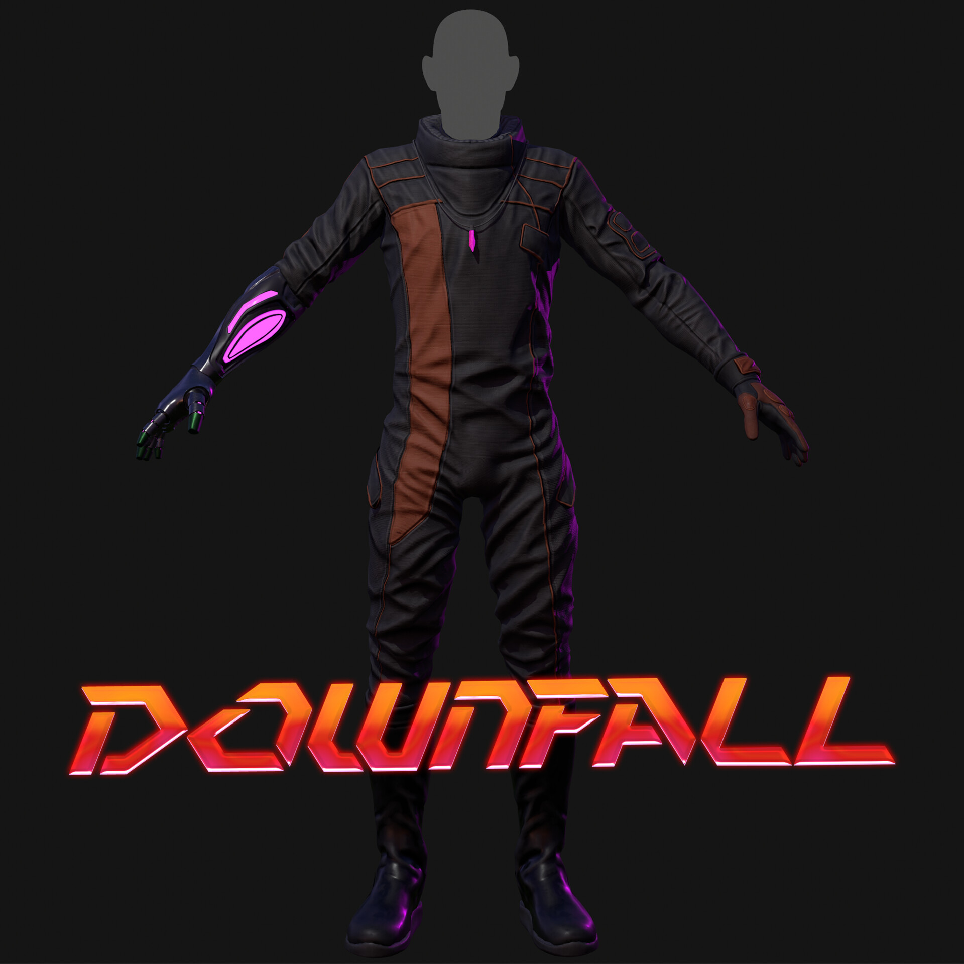 ArtStation - Downfall - Main Character & Props