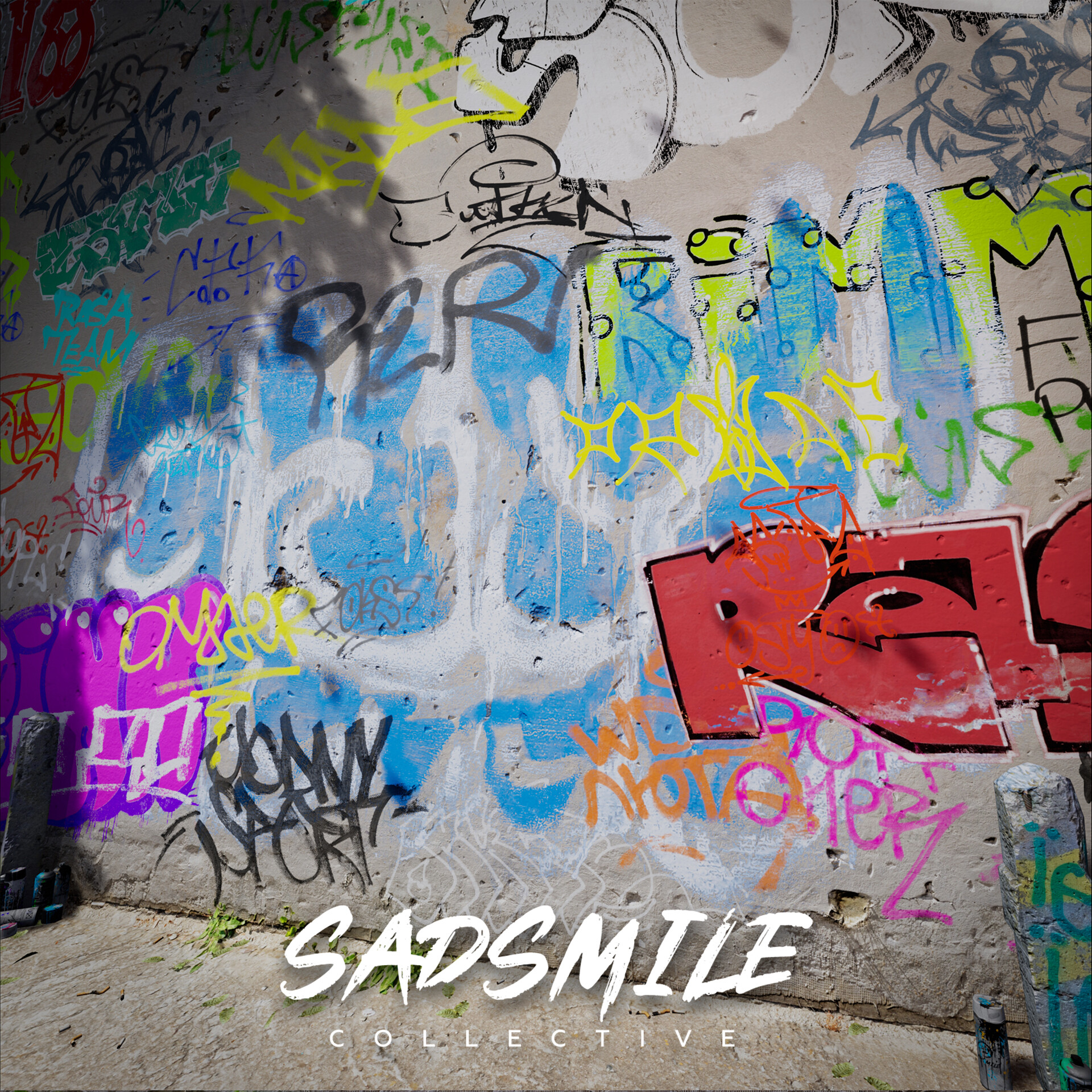 ArtStation - 50 Graffiti Decals Vol.1