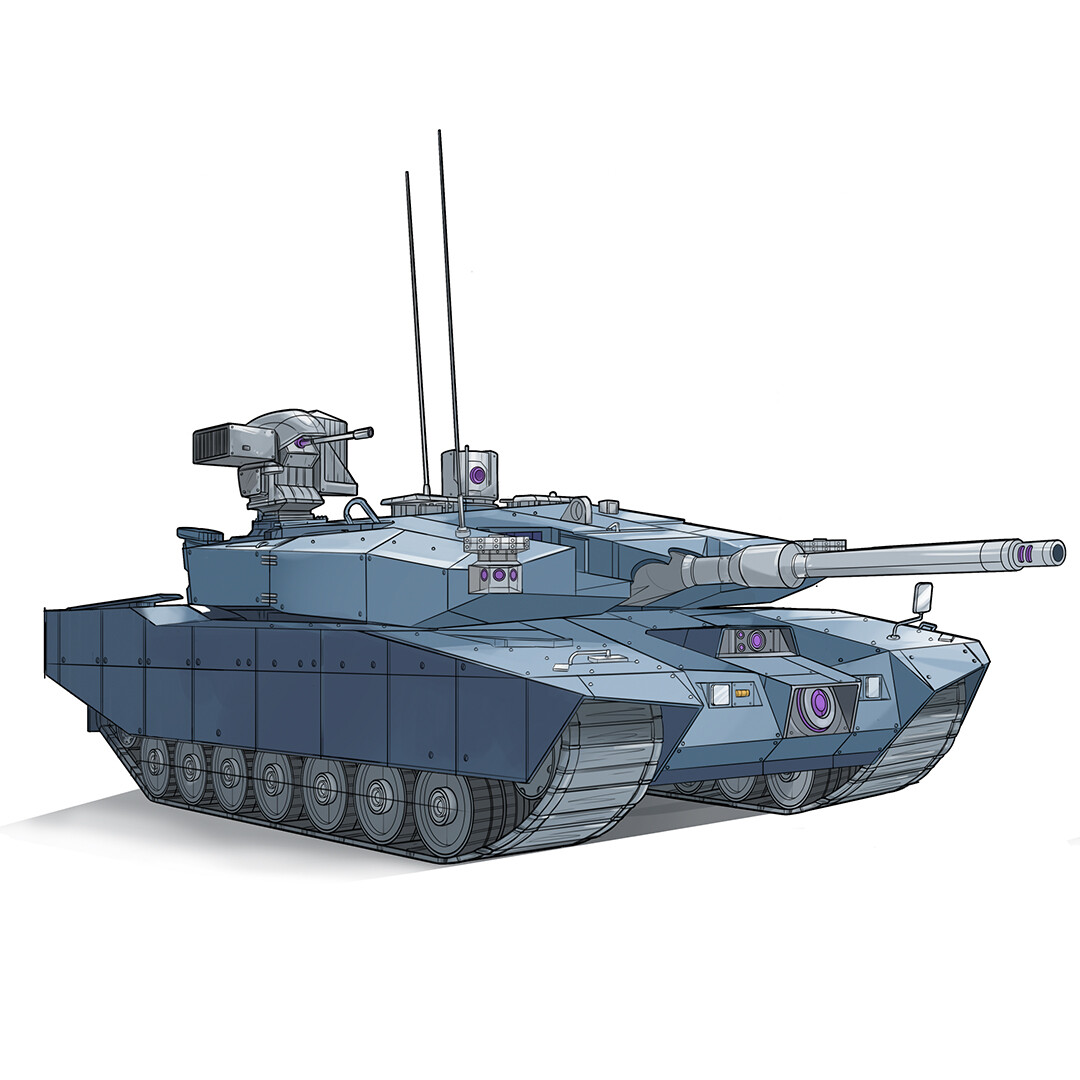 ArtStation - Fusion Tank Designs Practice-1