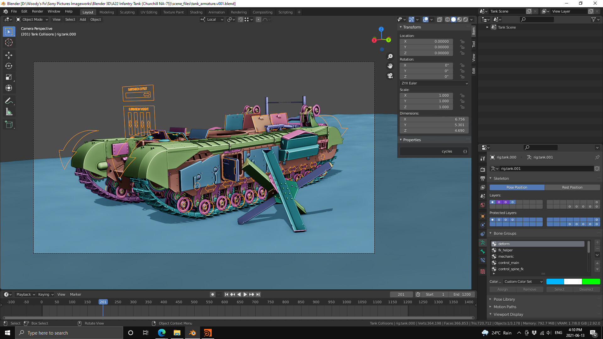 ArtStation - Advanced Rigging ~ Making The Impossible 180° Turn