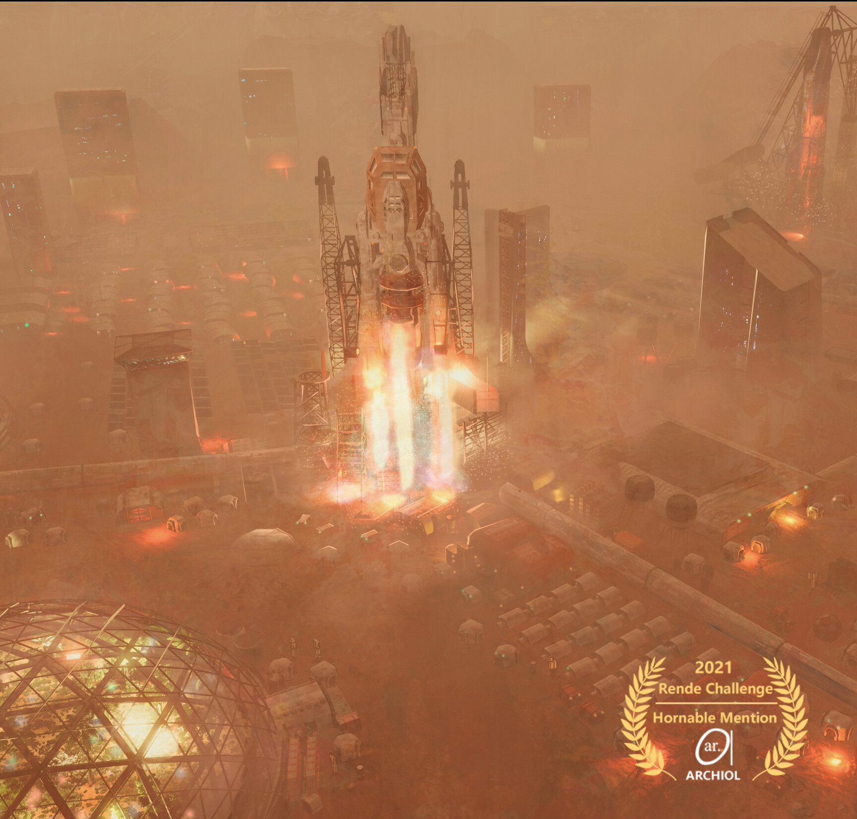 ArtStation - Mars Oasis