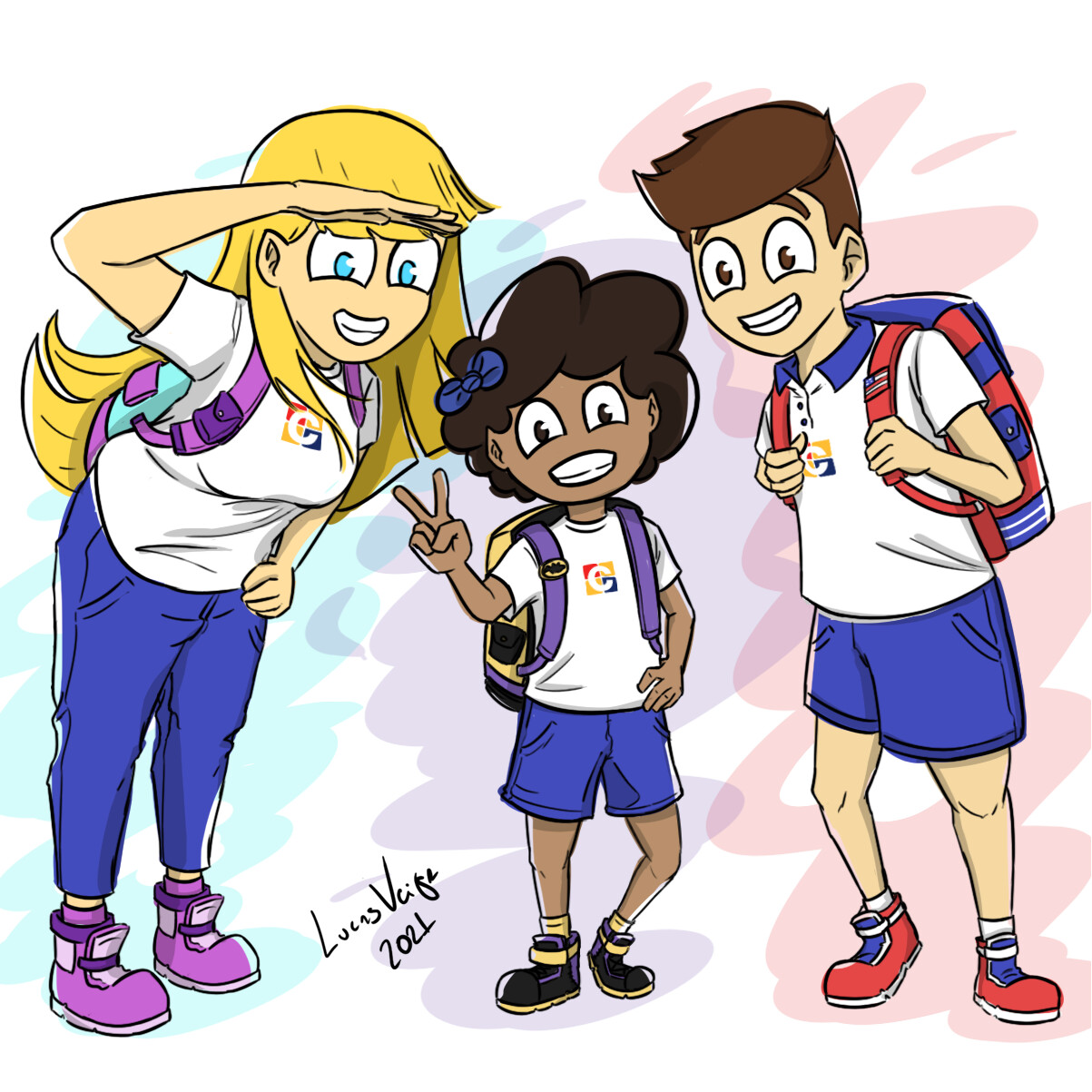 ArtStation - High School Characters, 2021