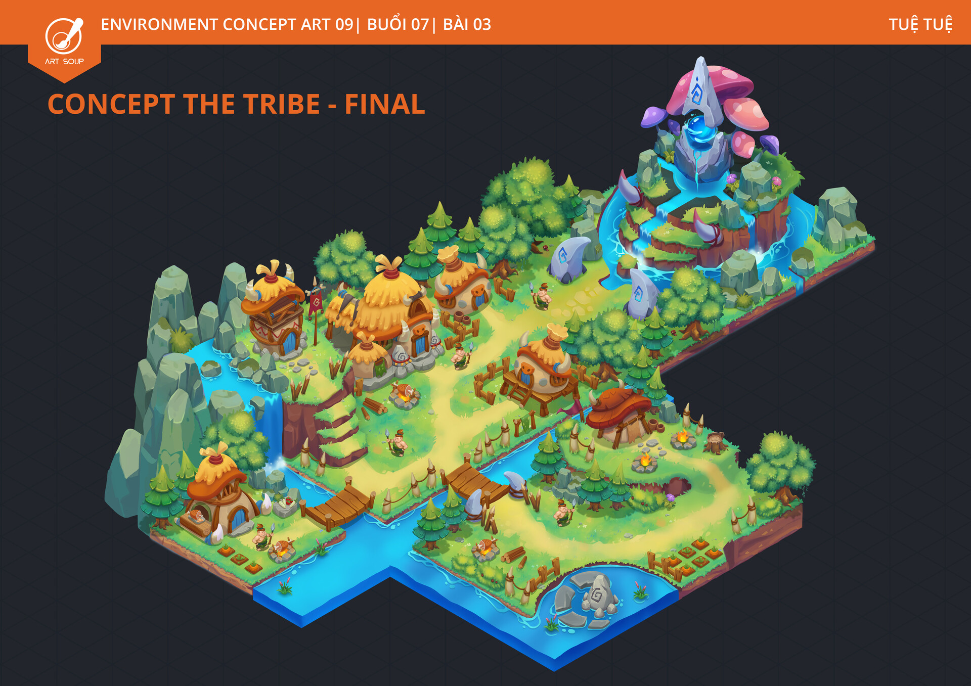 ArtStation - The Tribe - Isometric Concept