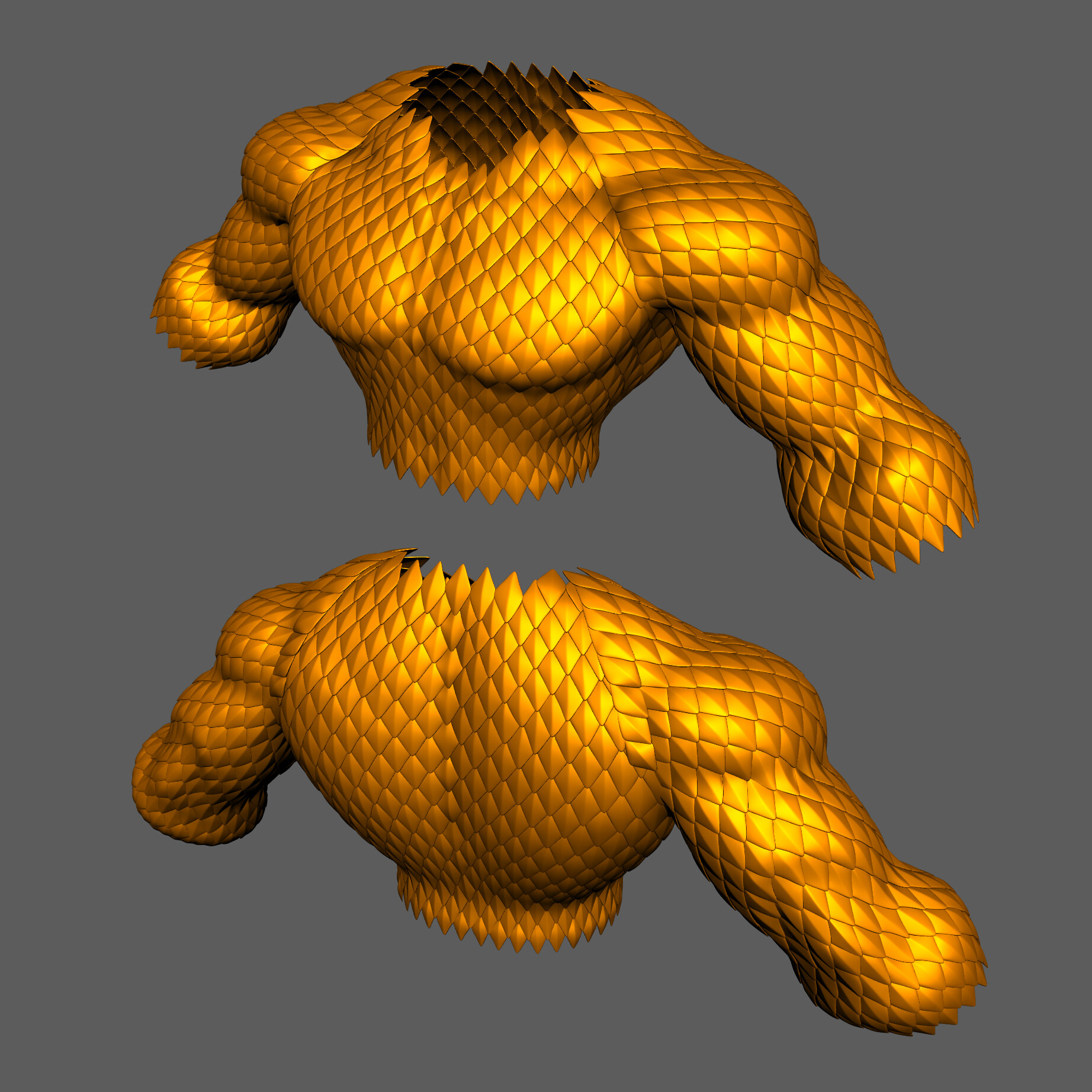 ArtStation - Make a snapped chain armor with maya Transfer Attributes Tools