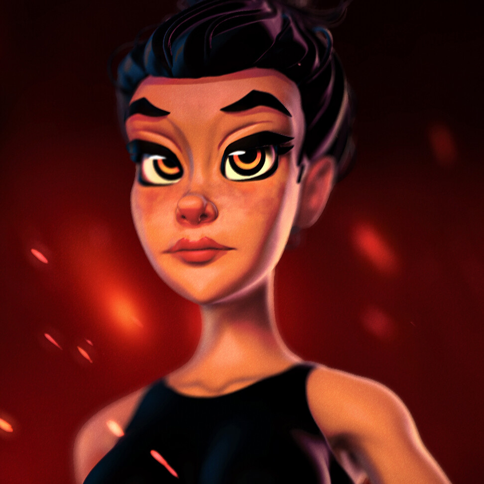 ArtStation - Elki - Strong, noble determined.