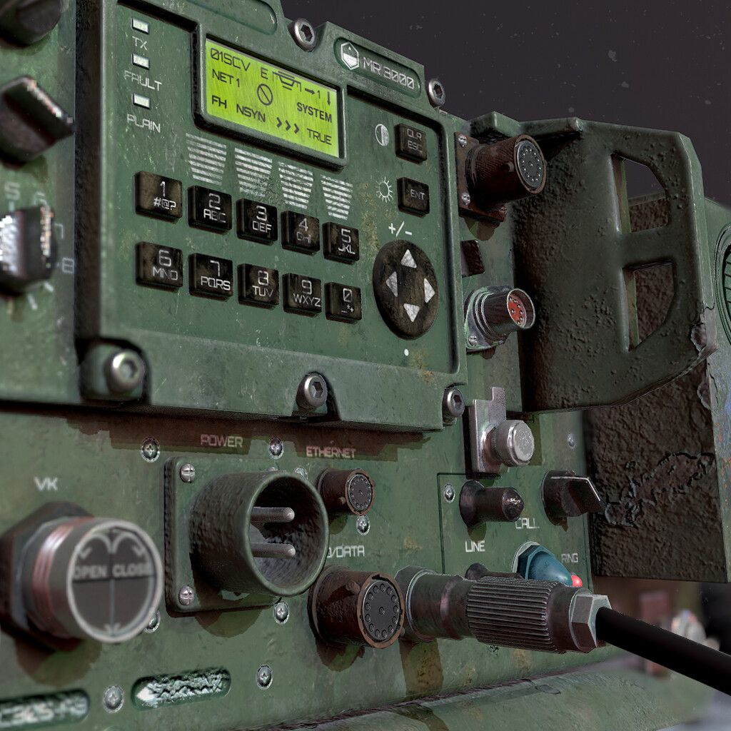 ArtStation - Military Radio M3TR
