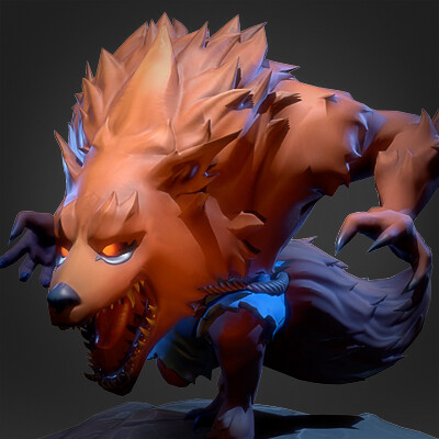 ArtStation - Stylized werewolf