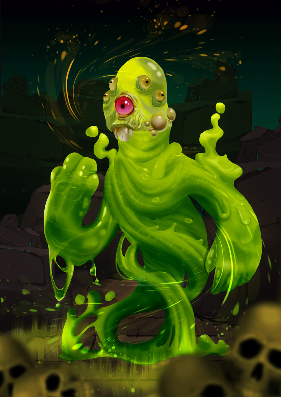 ArtStation - Blobby Monster