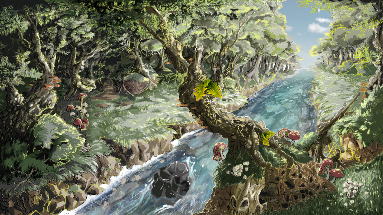 ArtStation - Forest Environment design