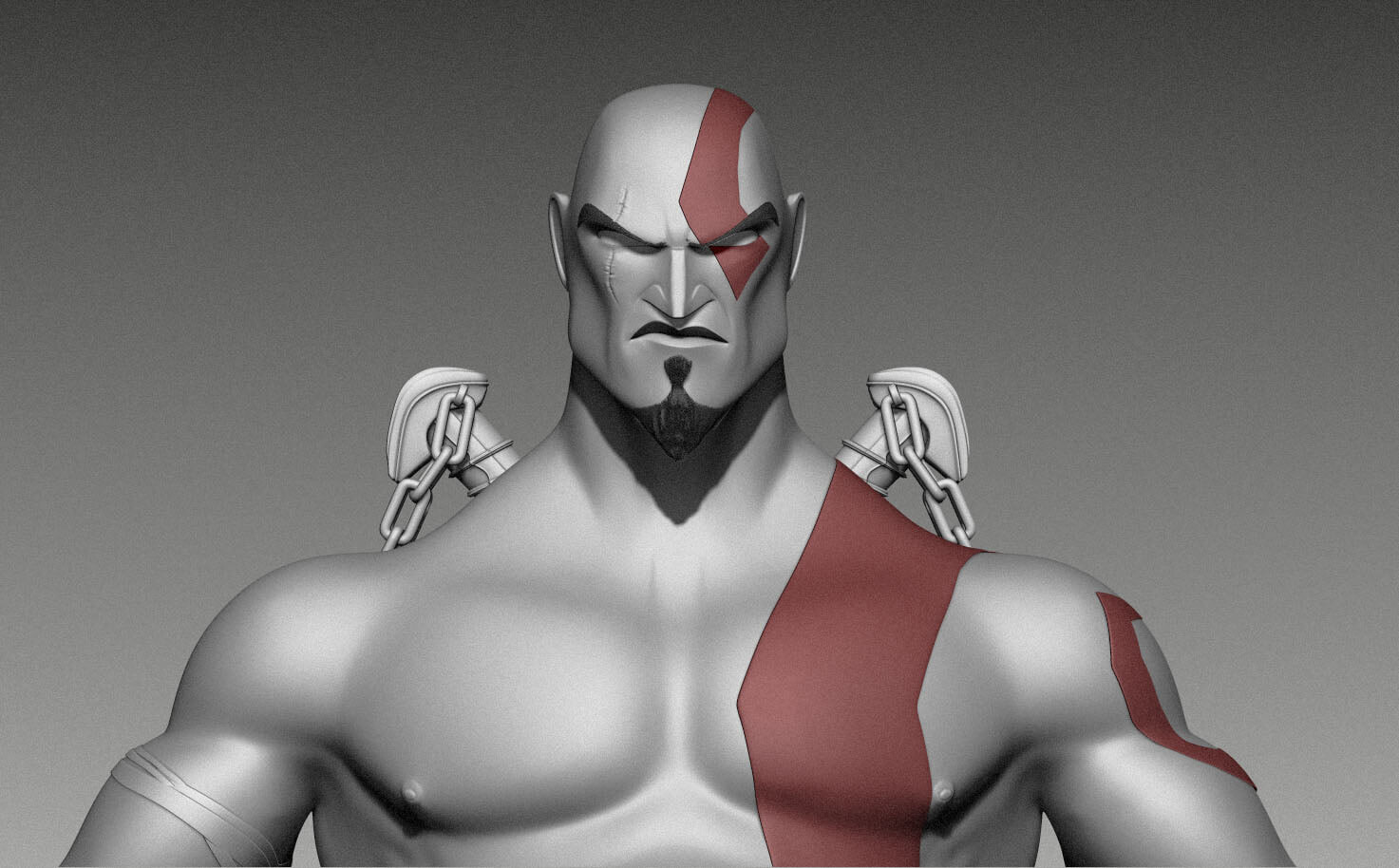 ArtStation - kratos God of War Stylized