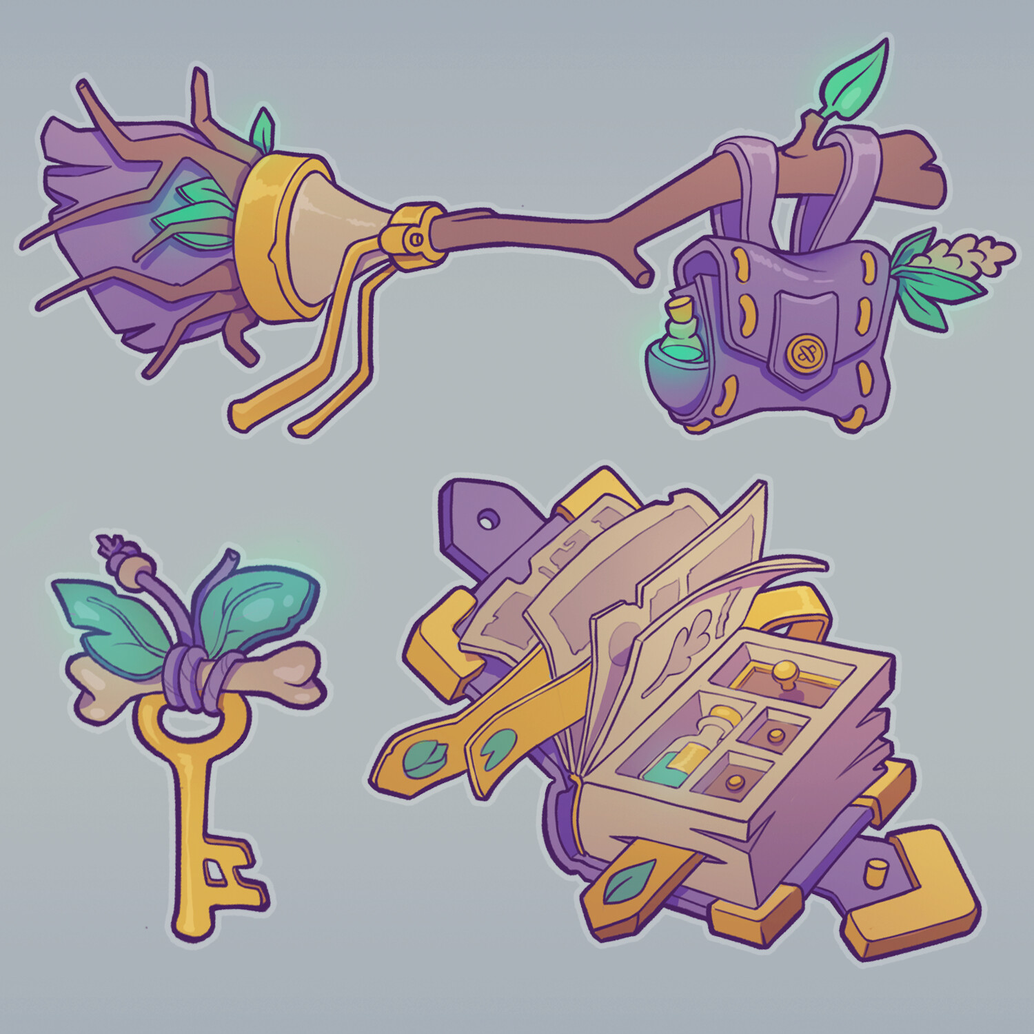 ArtStation - Swamp witch props