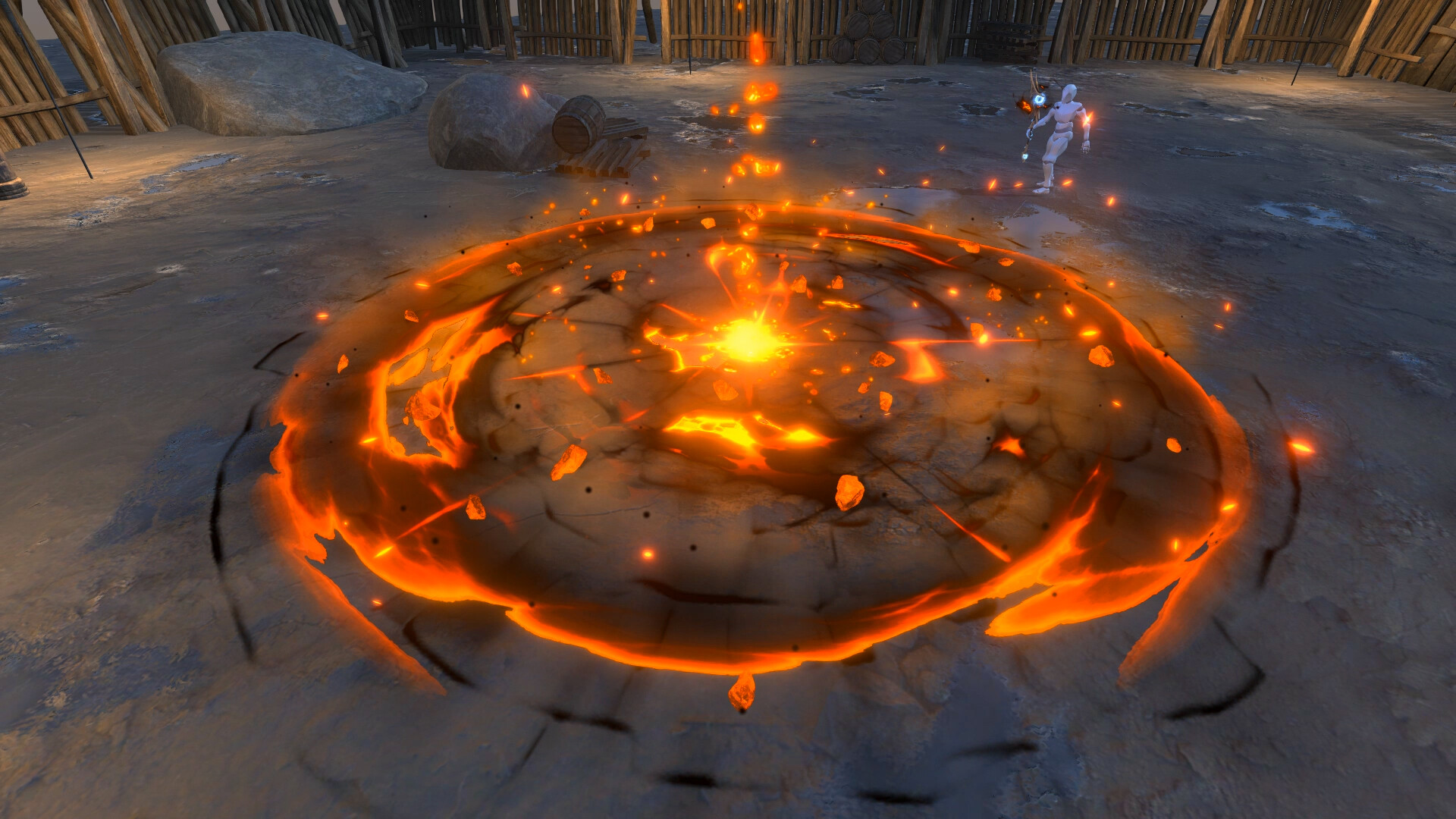 ArtStation - Lava eruption. Unity game effect🌋