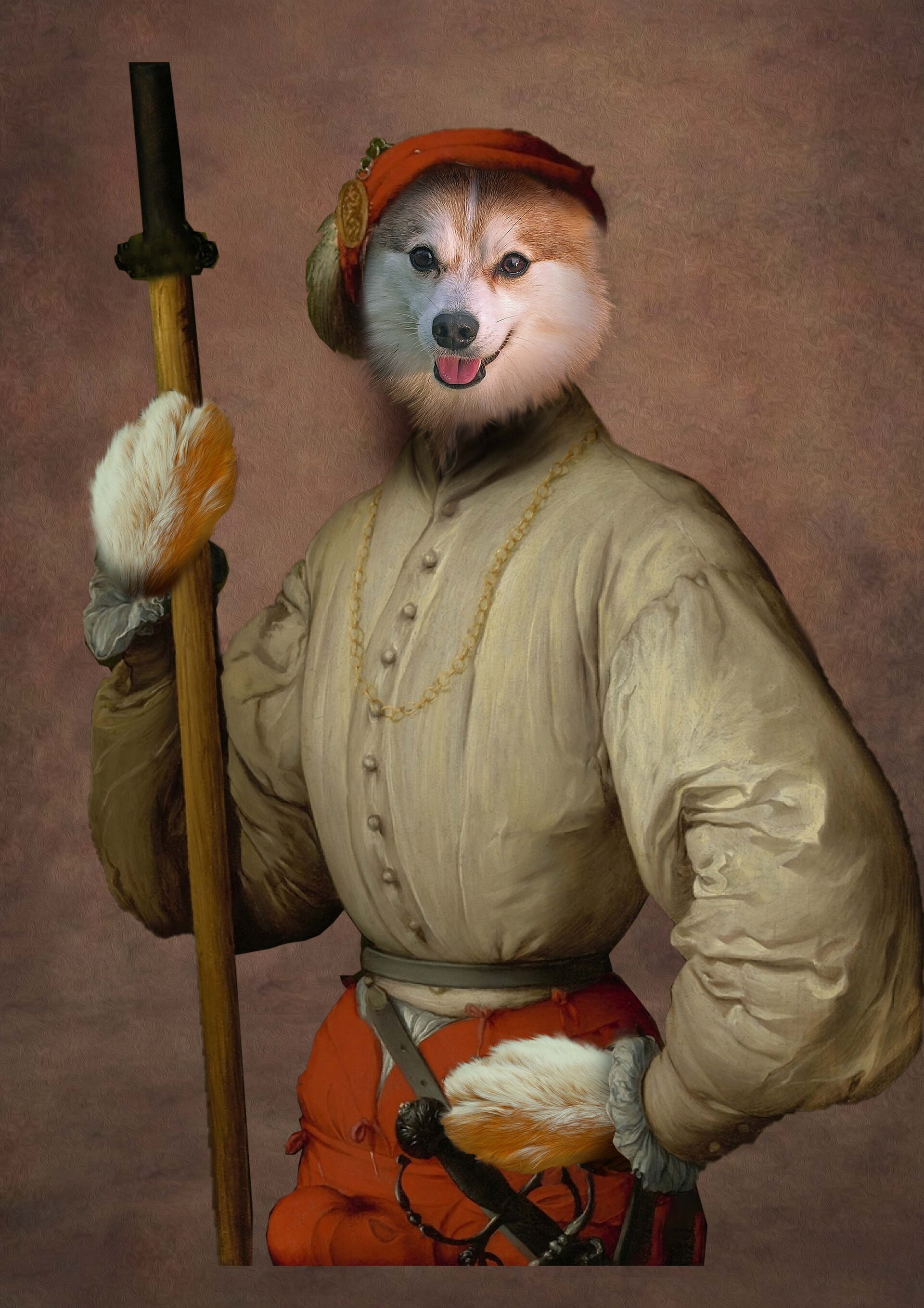 ArtStation - Portrait of a Halberdier, by Pontormo