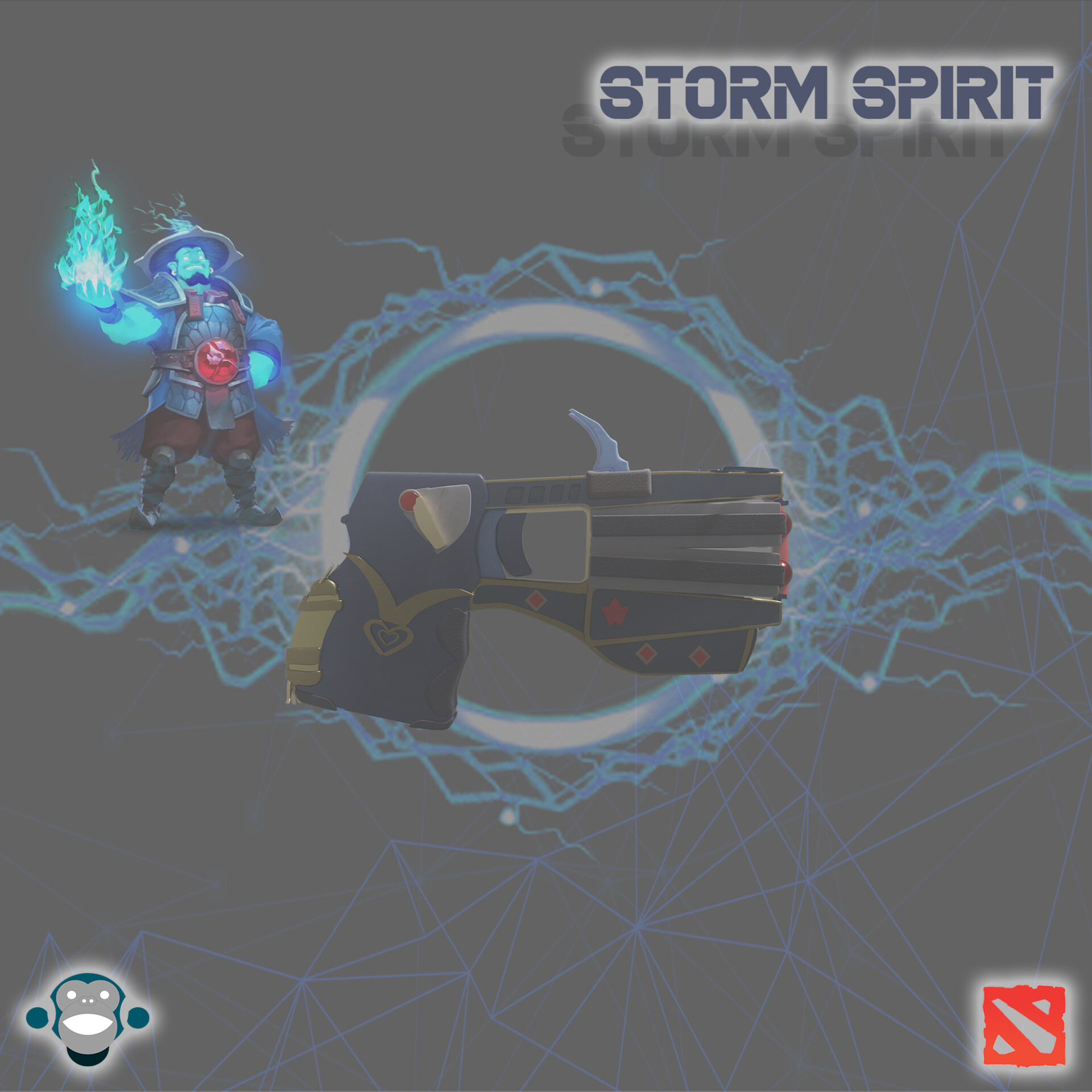 ArtStation - Storm Spirit Weapon