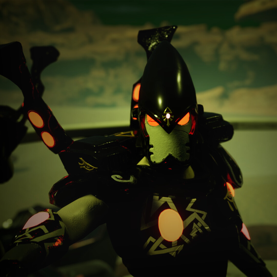 ArtStation - Ulthwe Eldar Guardian