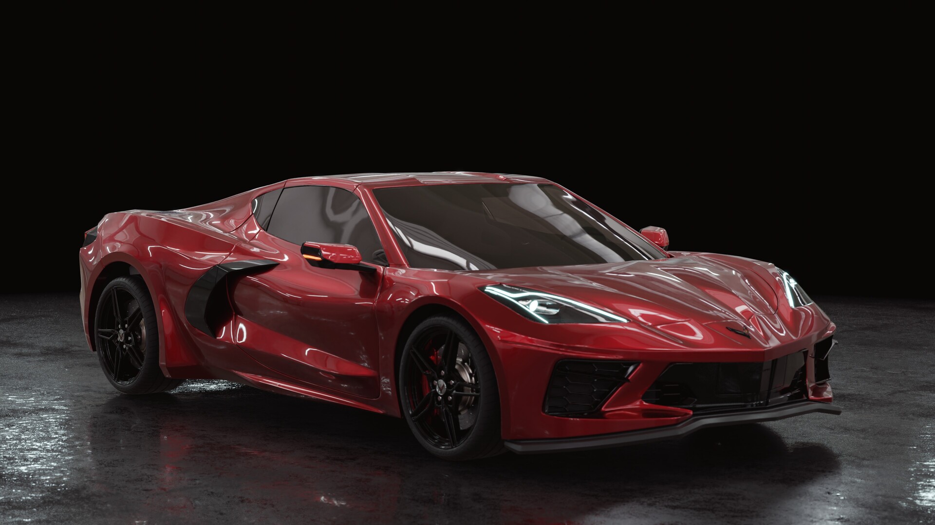 ArtStation - Chevrolet Corvette C8 Stingray