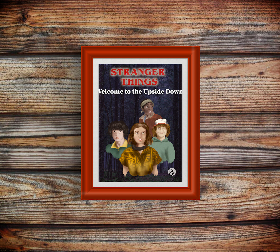 ArtStation - Stranger Things poster.