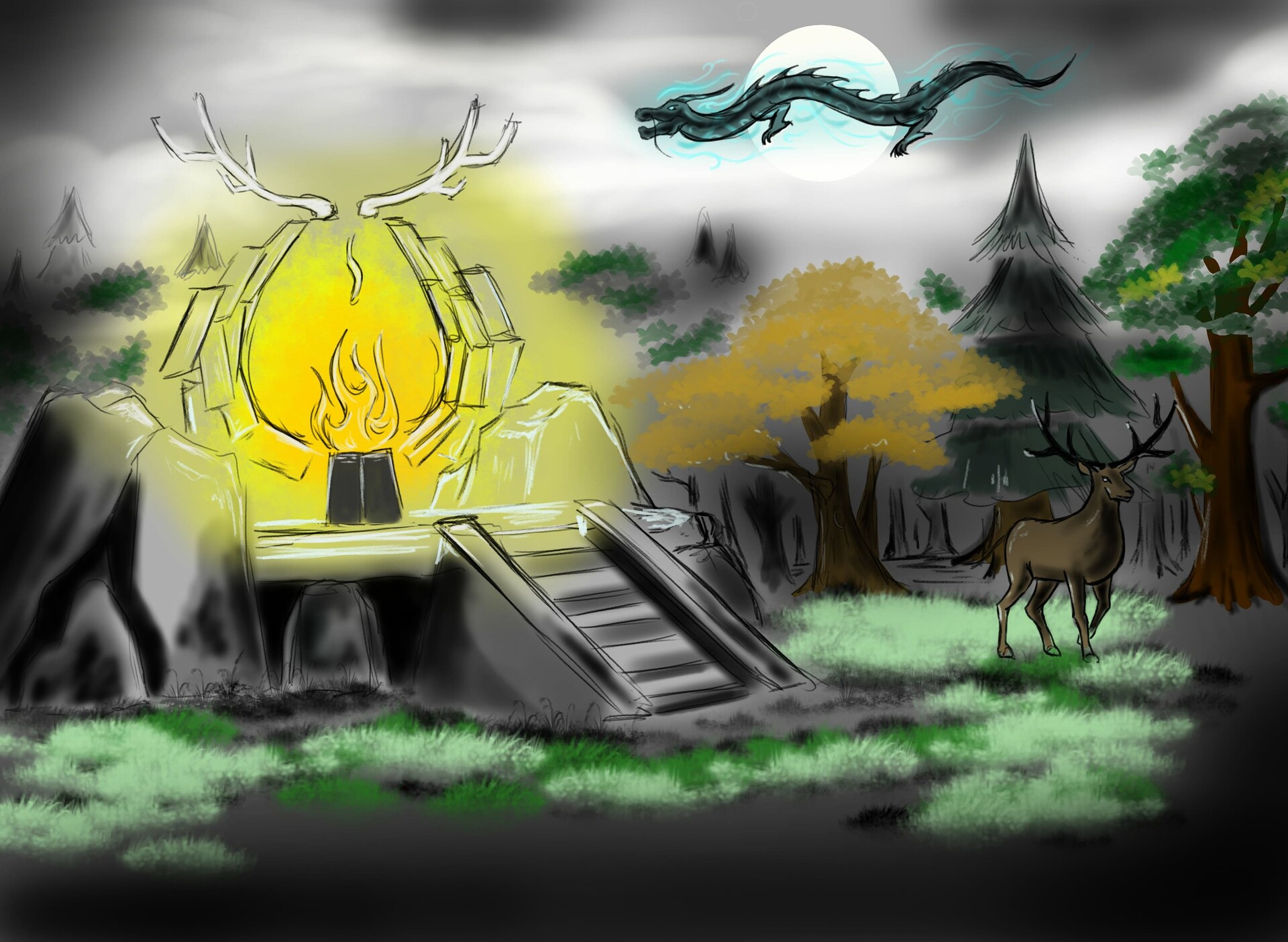 ArtStation - fantasy ruins