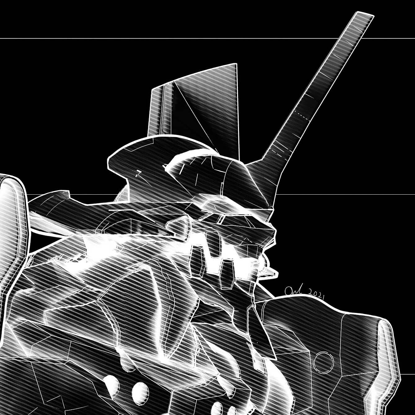 Ari Blueblaze - CM Art Neon Genesis Evangelion