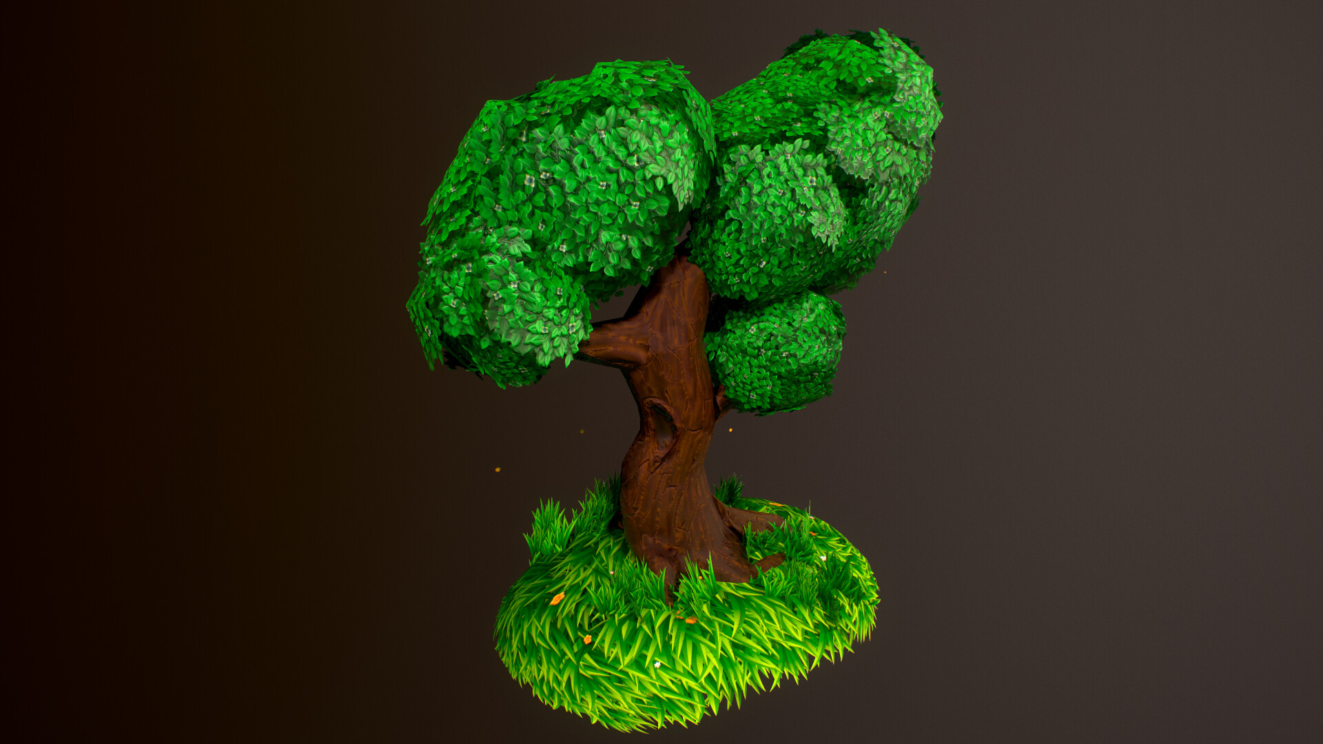 ArtStation - Stylized tree