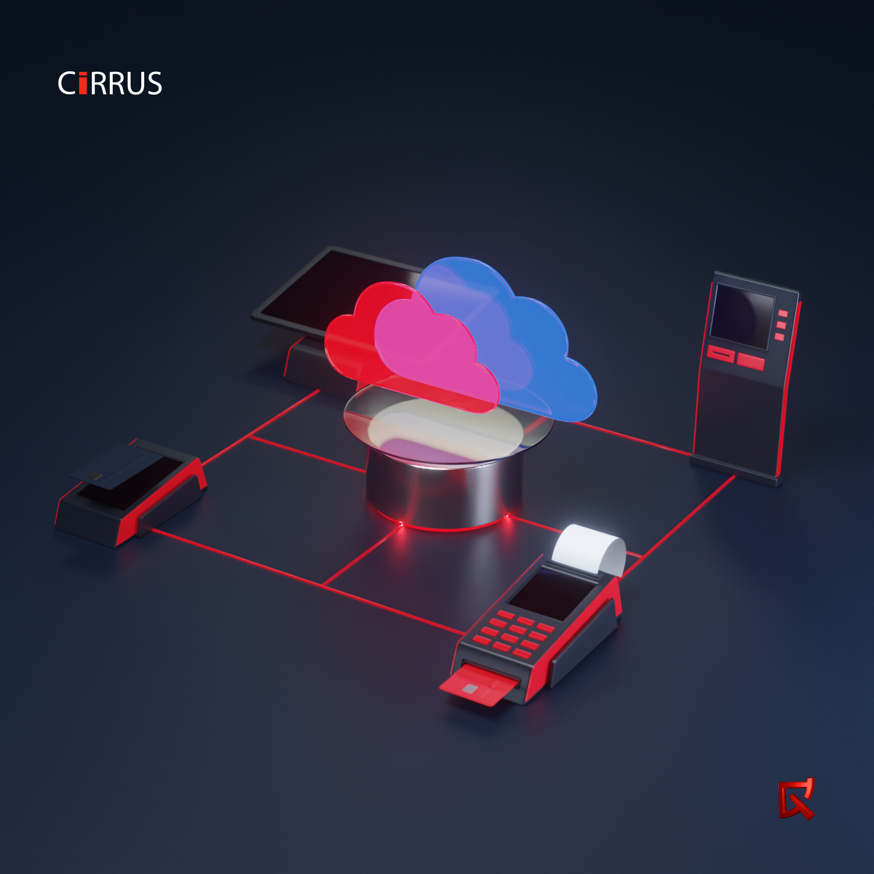 ArtStation - 3D Illustrations for CiRRUS website