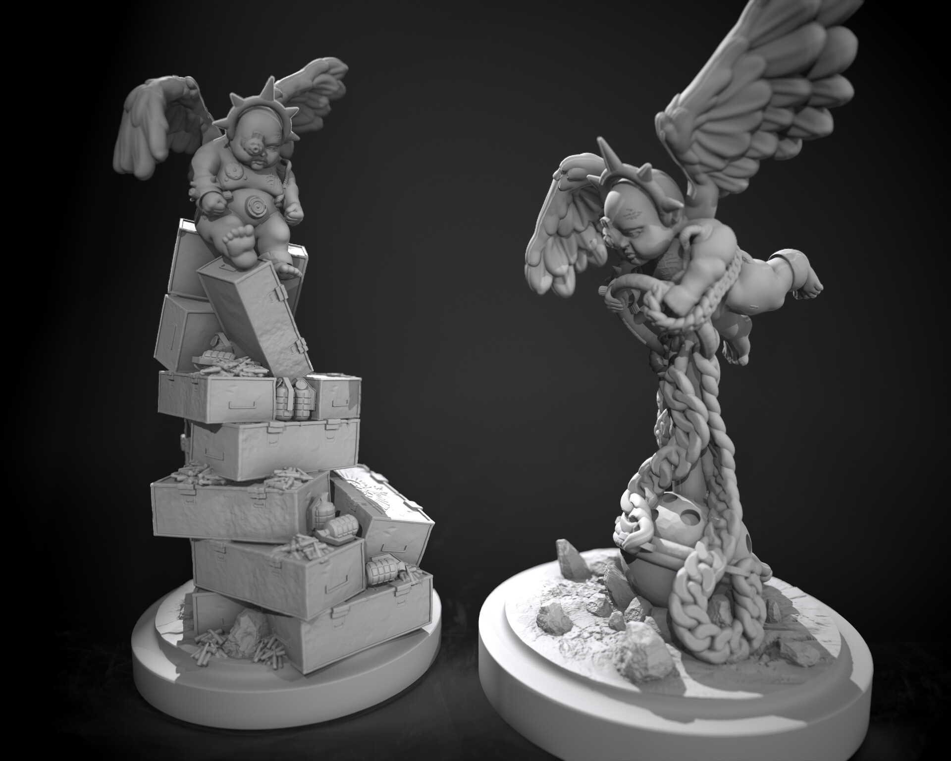 ArtStation - Miniature Cherubs
