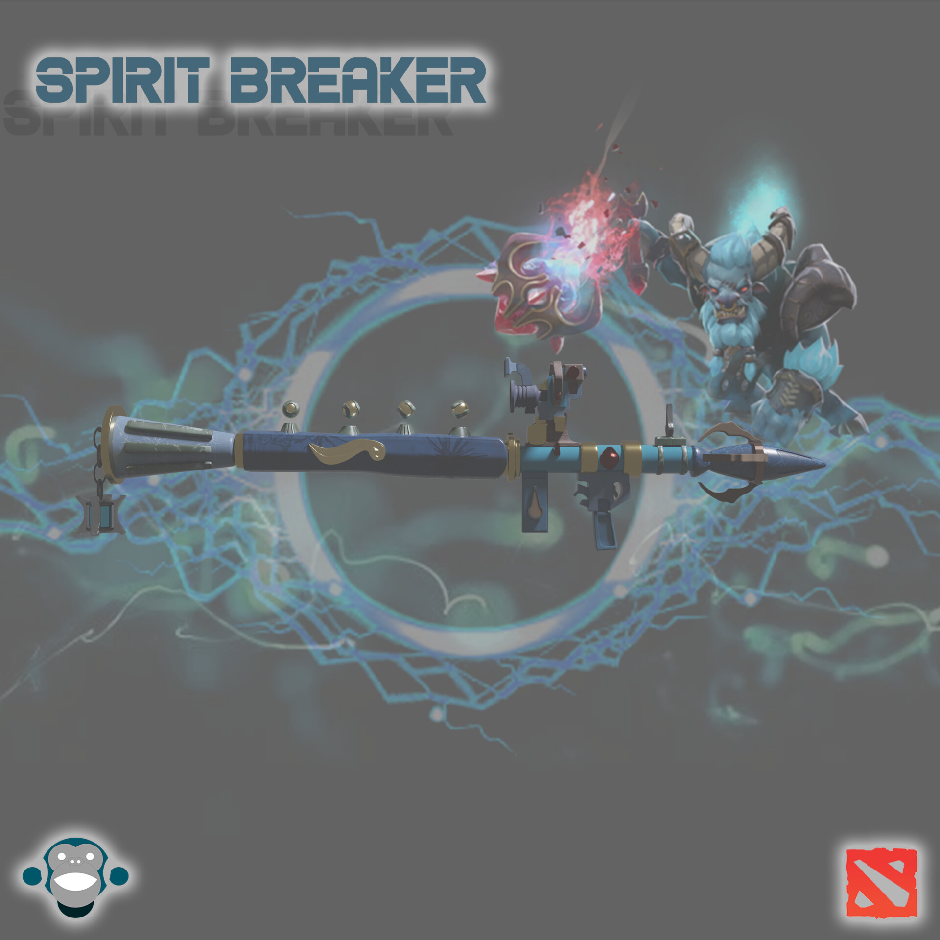 ArtStation - Spirit Breaker Weapon