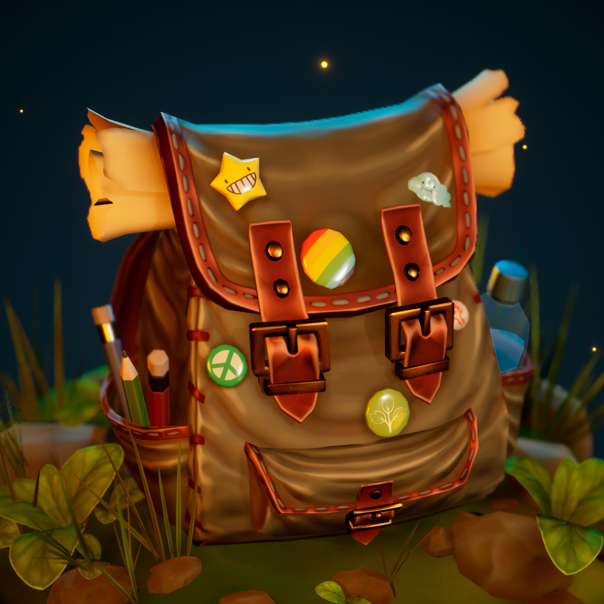 ArtStation - Backpack stylised