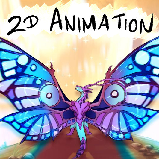 ArtStation - Blue - 2D Animation + step-by-step progress
