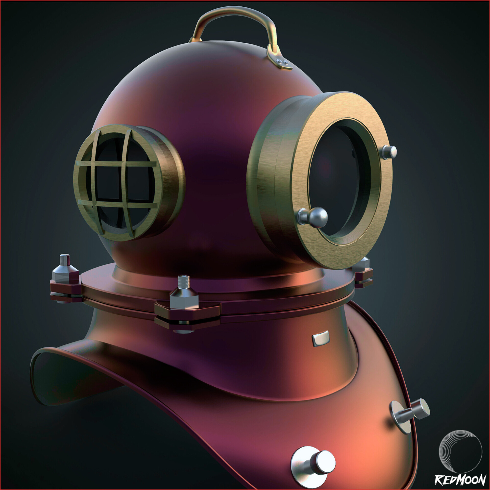 ArtStation - Diving Helmet