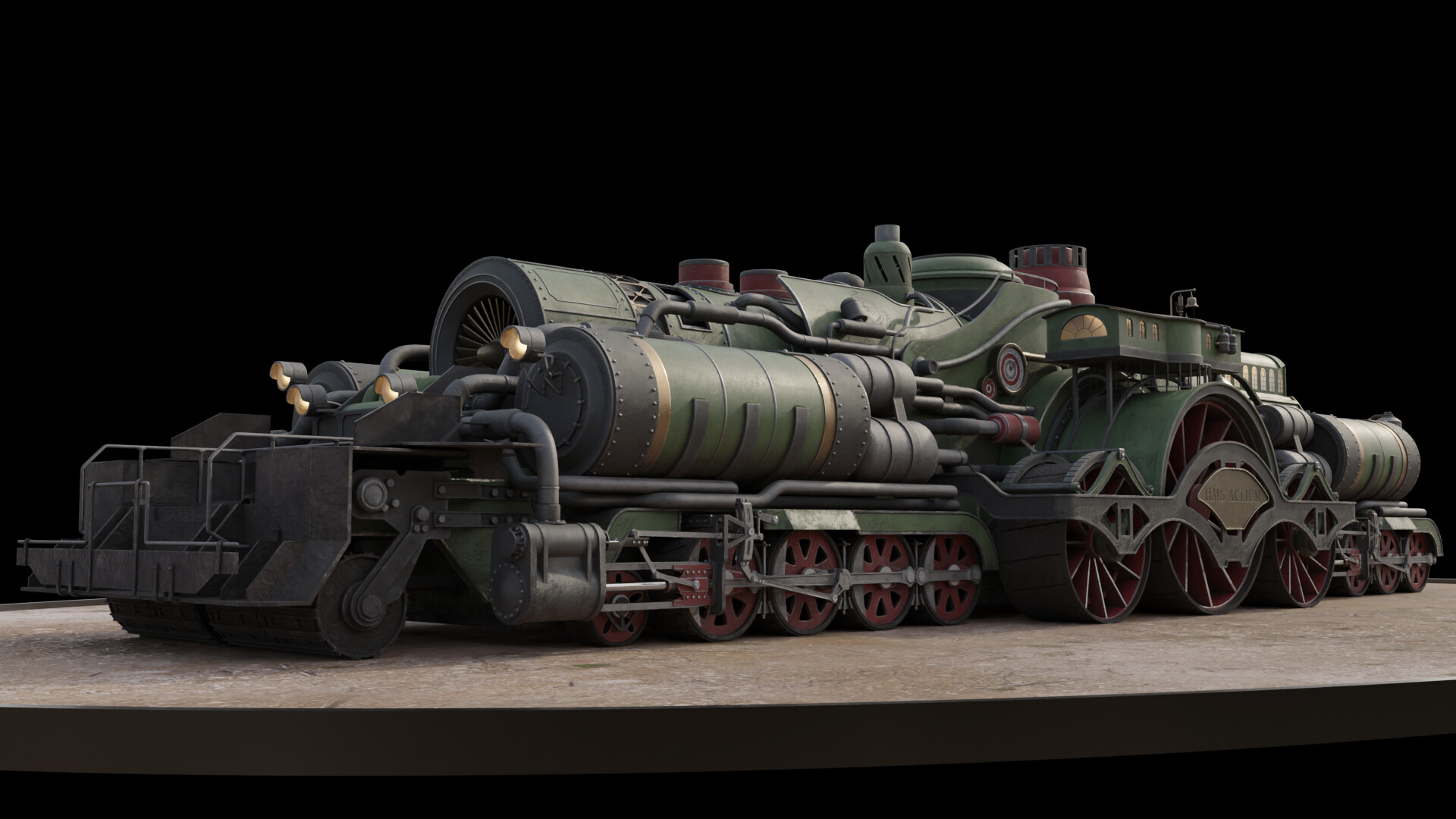 ArtStation - Frostpunk Land Dreadnought