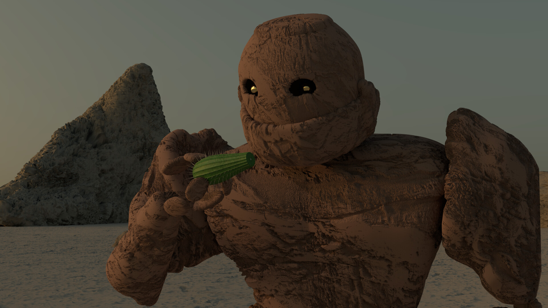 ArtStation - Golem and his spiky friend - Animation