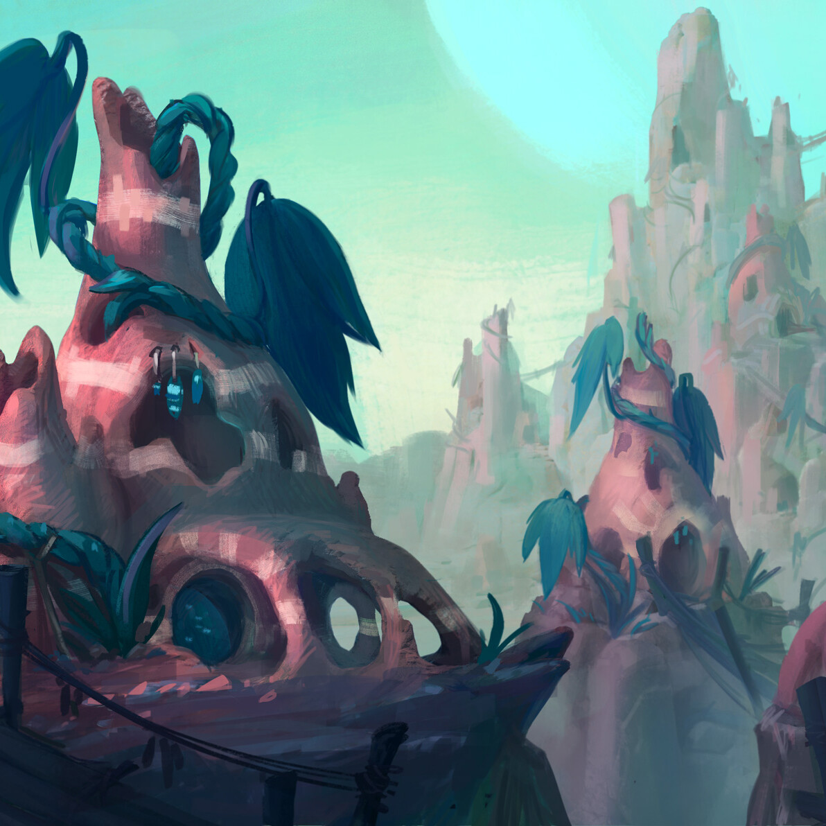 ArtStation - Alien Hut.