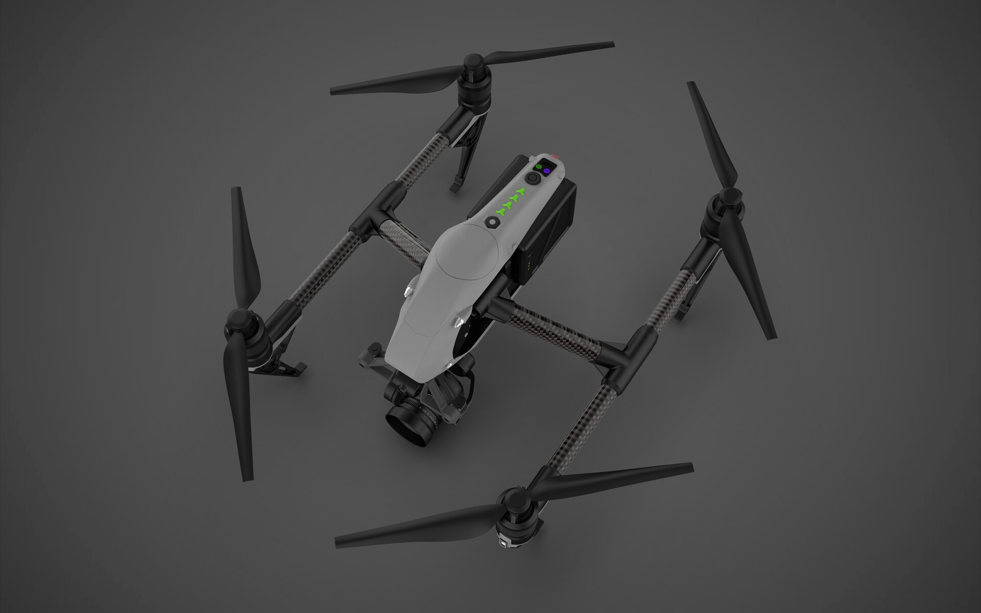 ArtStation - DJI inspire (2) 3d modelling