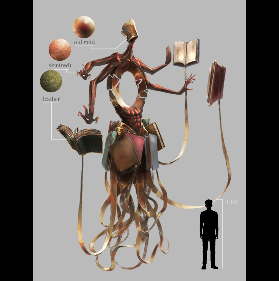 ArtStation - Demiurge concept, god of knowledge