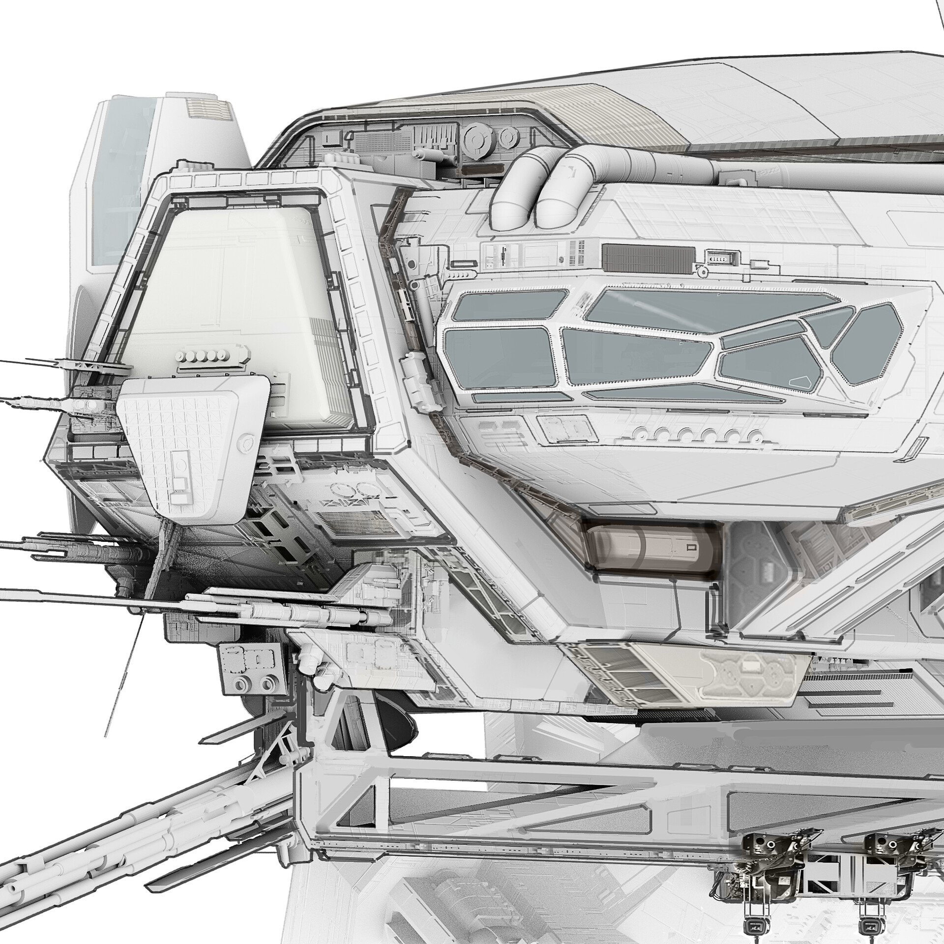 ArtStation - USCSS SOTILLO Part II - Alien Day 2021