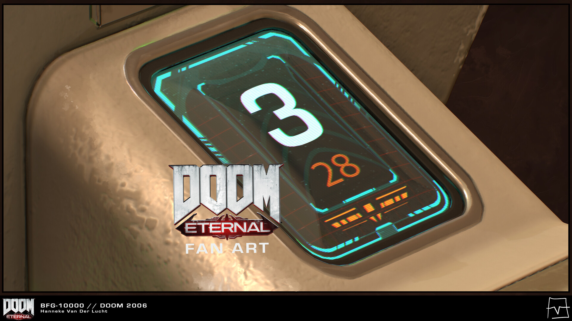 ArtStation - BFG-10000 DOOM:Eternal - Fanart