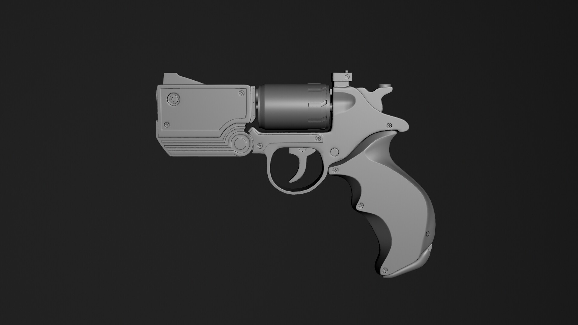 ArtStation - EL_258 Gun