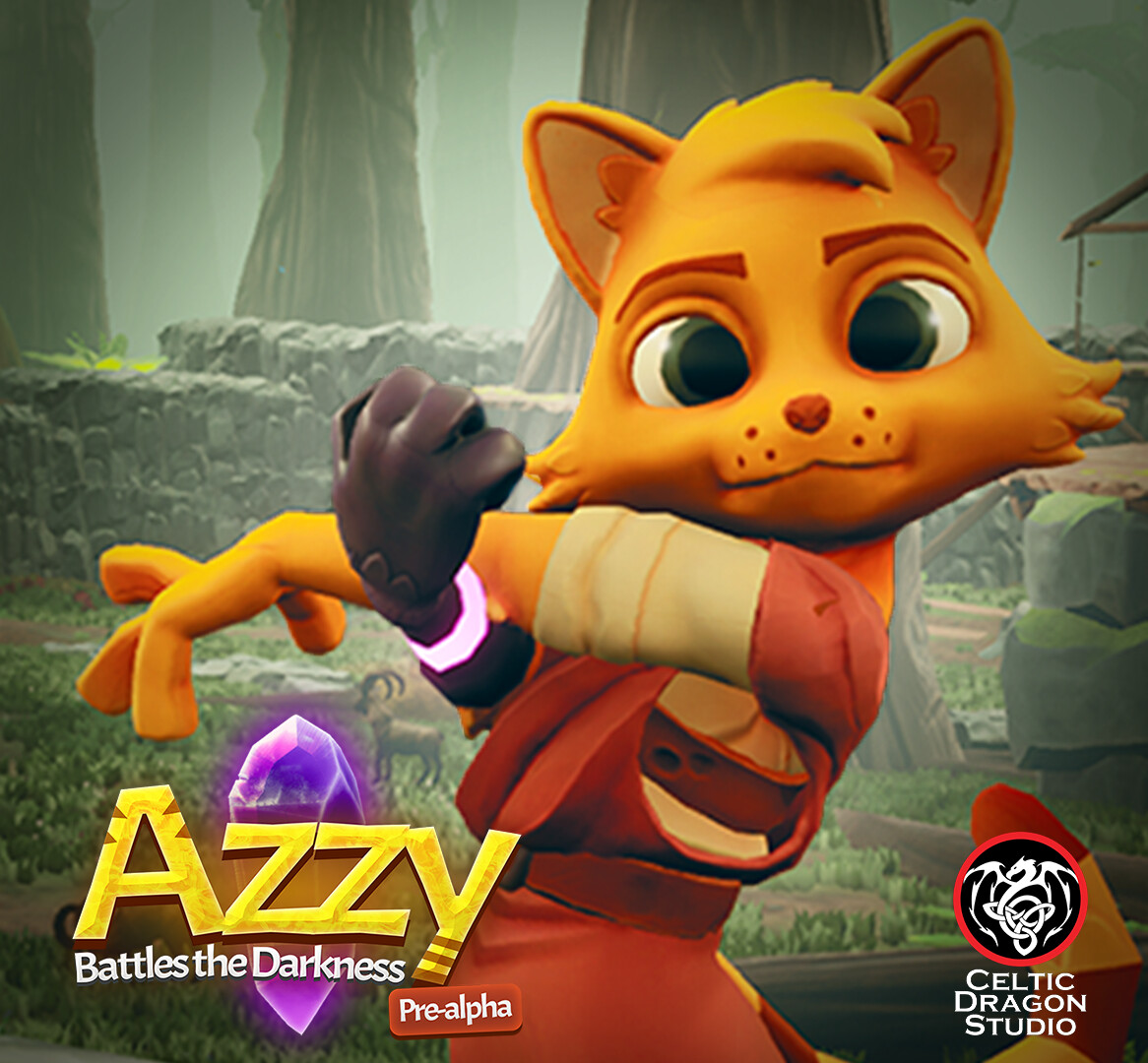 ArtStation - Azzy • 'Azzy Battles the Darkness'