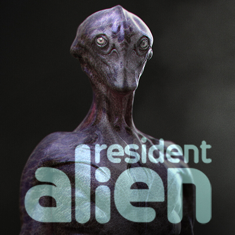 ArtStation - Resident Alien- Harry Full Alien Design First Pass