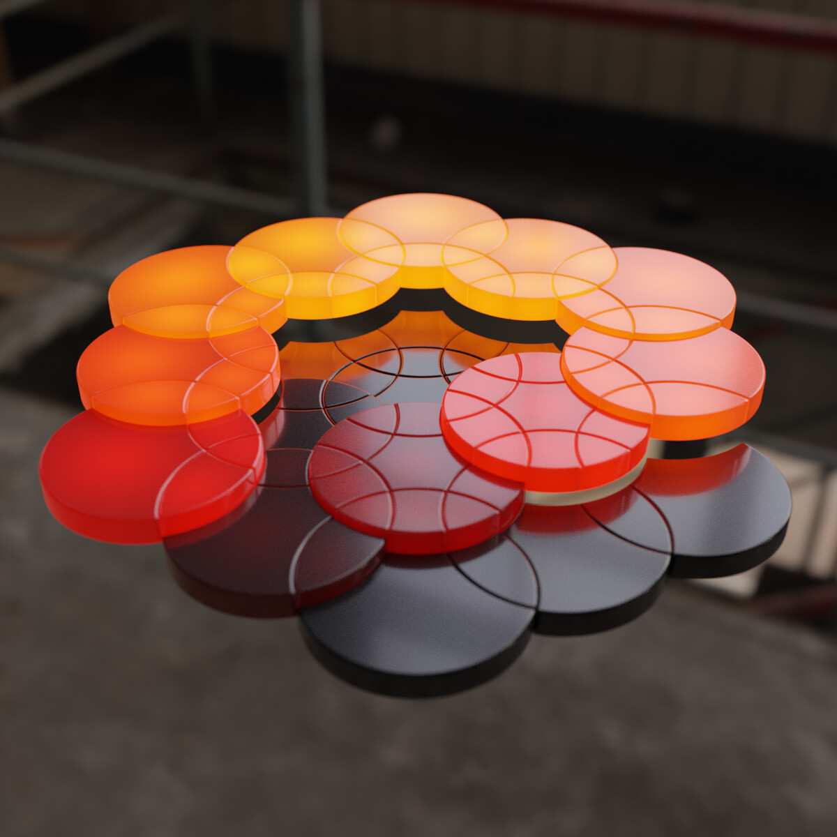 ArtStation - Intersecting Circle Lattice