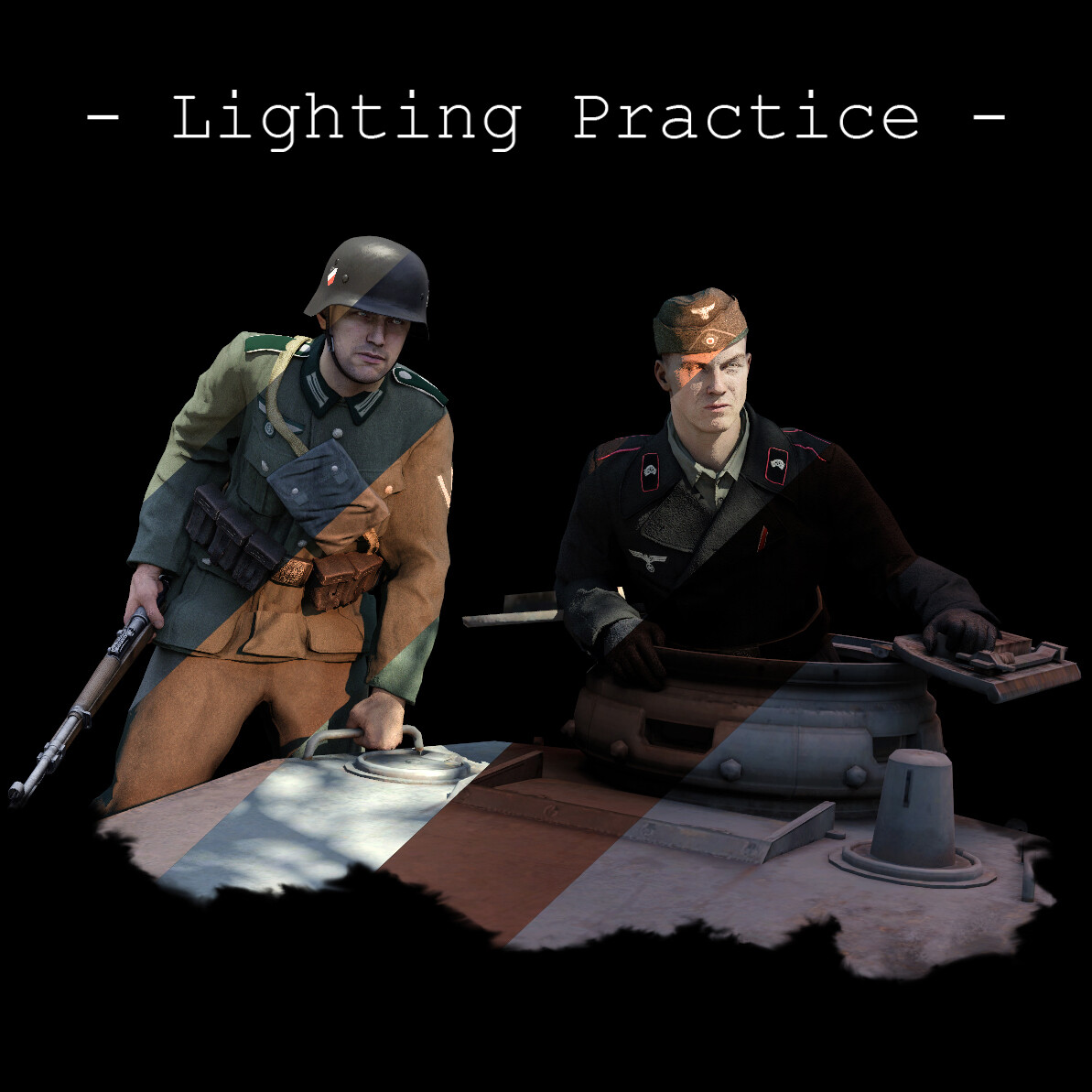 ArtStation - Gmod Lighting Practice | Battle of France