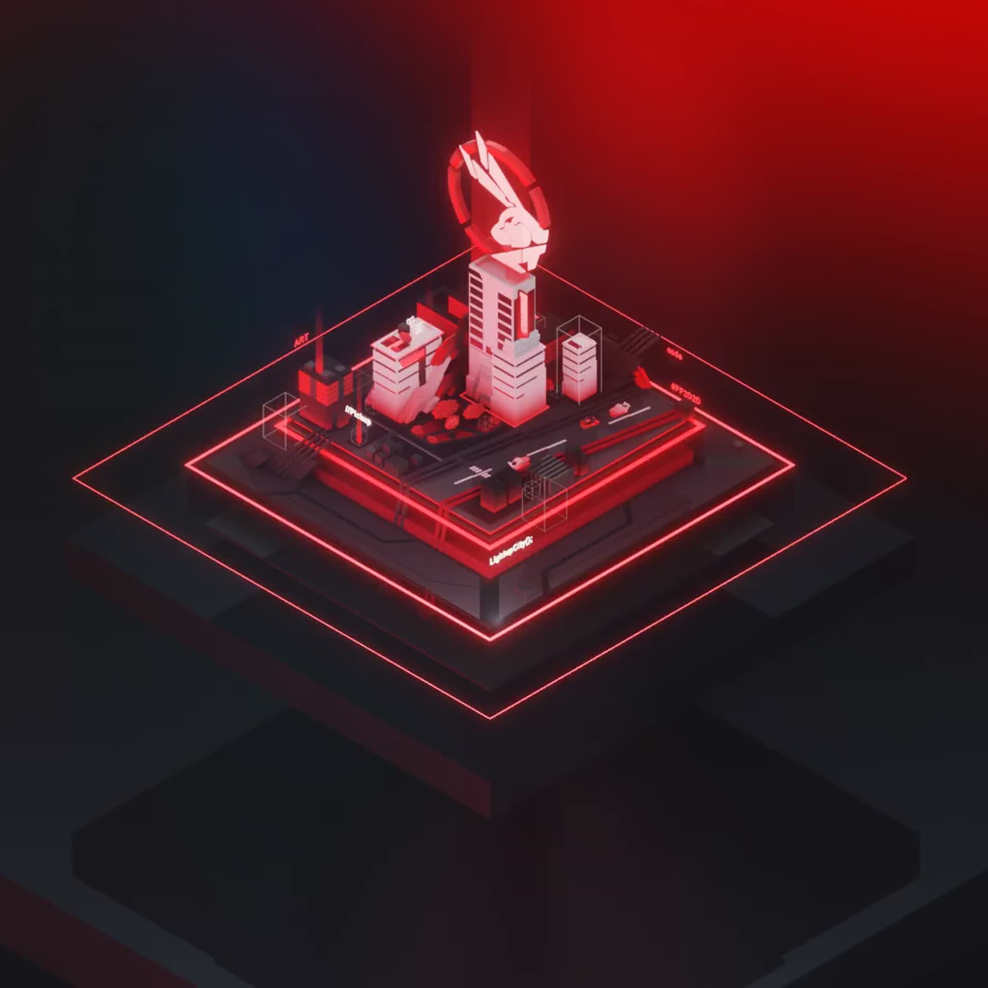 ArtStation - Isometric Cybertale City