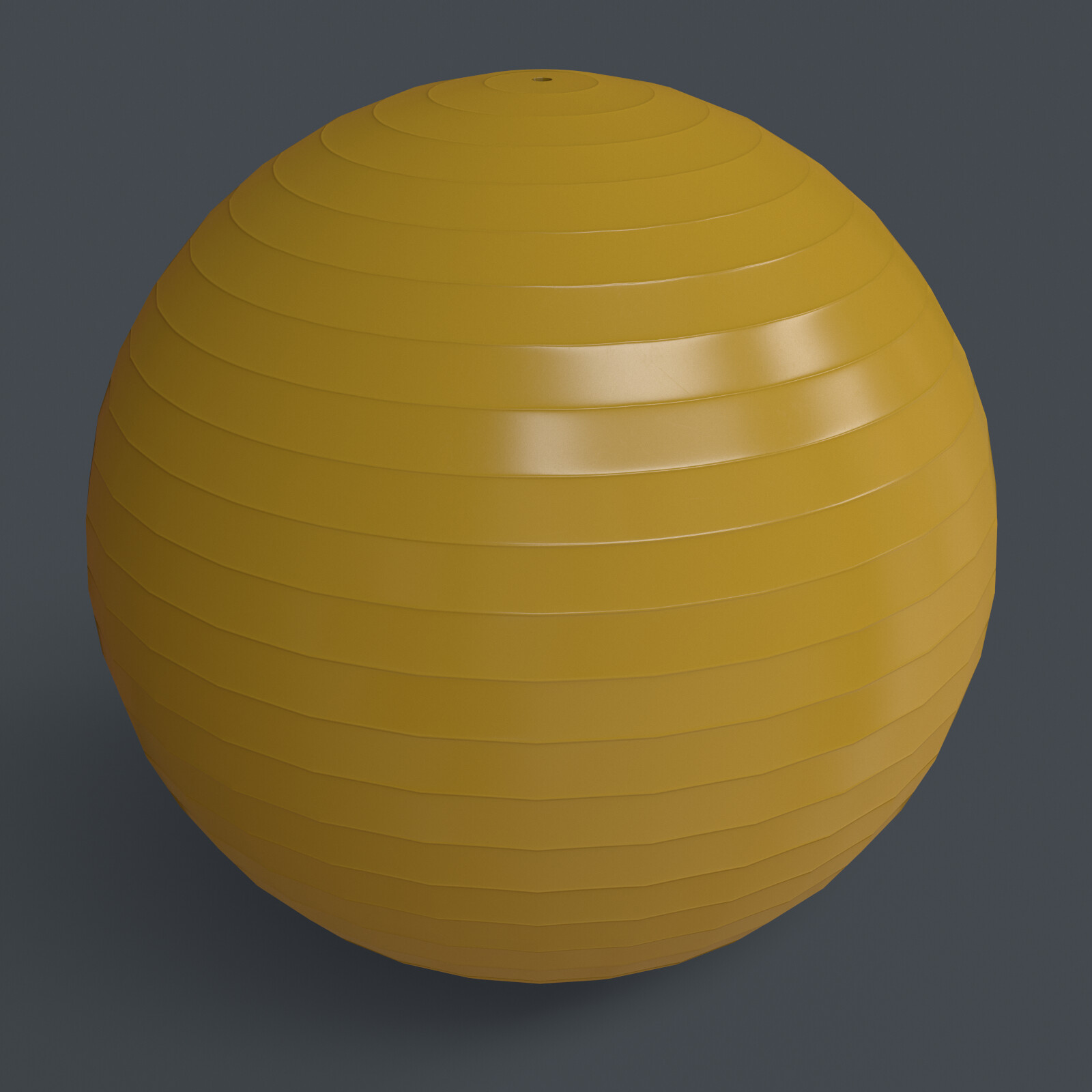 ArtStation - PBR Yoga Ball - Yellow
