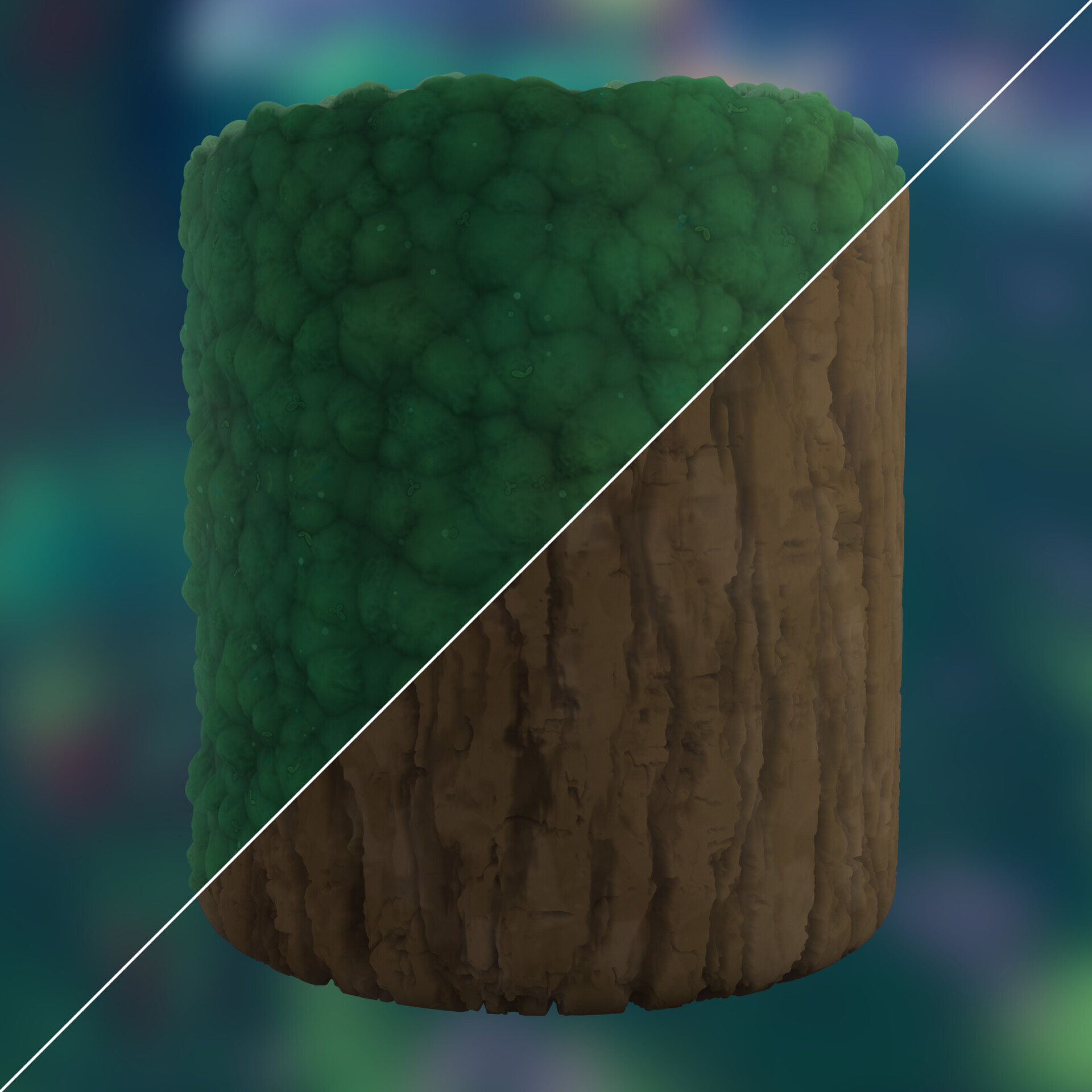 ArtStation - Texturing - Beneath The Leaves