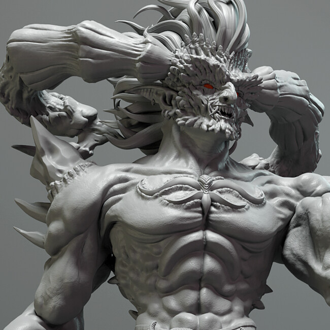 ArtStation - Ifrit, Lord of fire