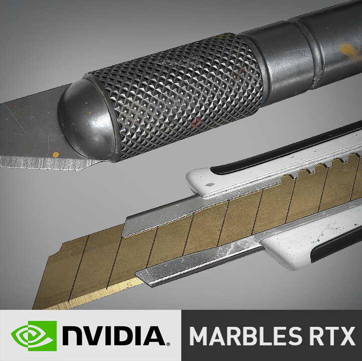 ArtStation - NVIDIA Marbles RTX (2020) - Various Assets