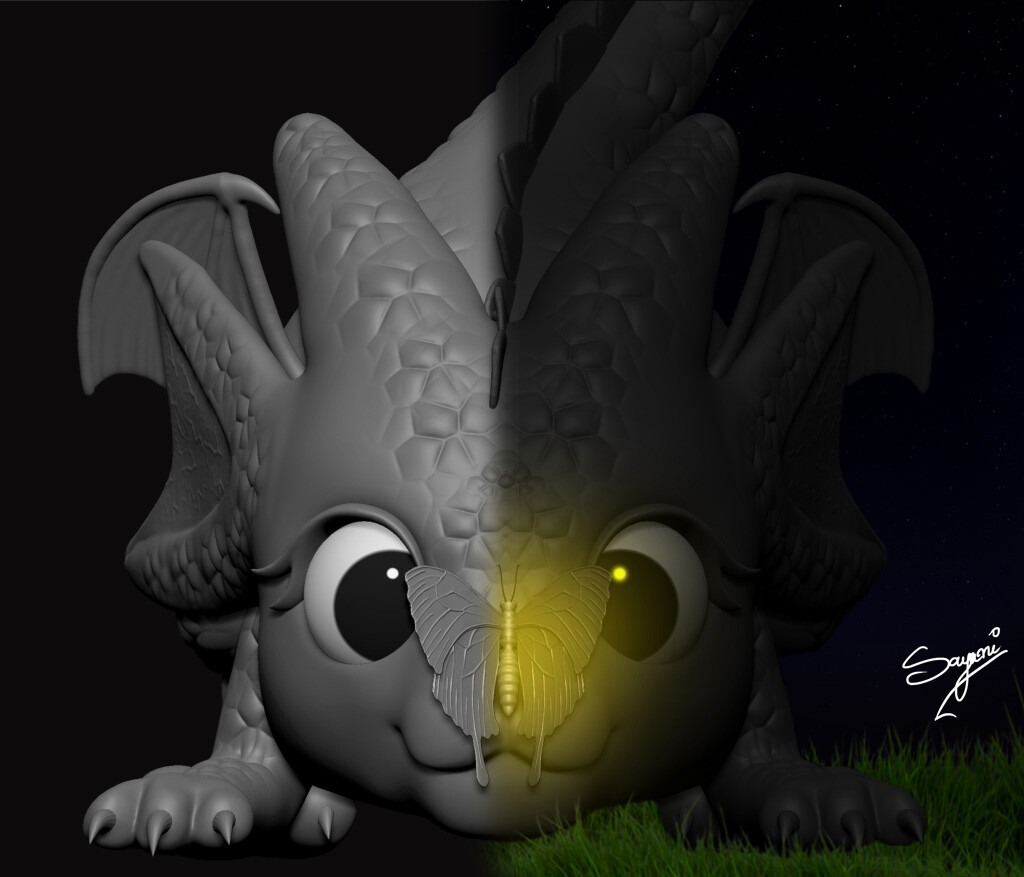 ArtStation - Cute Dragon