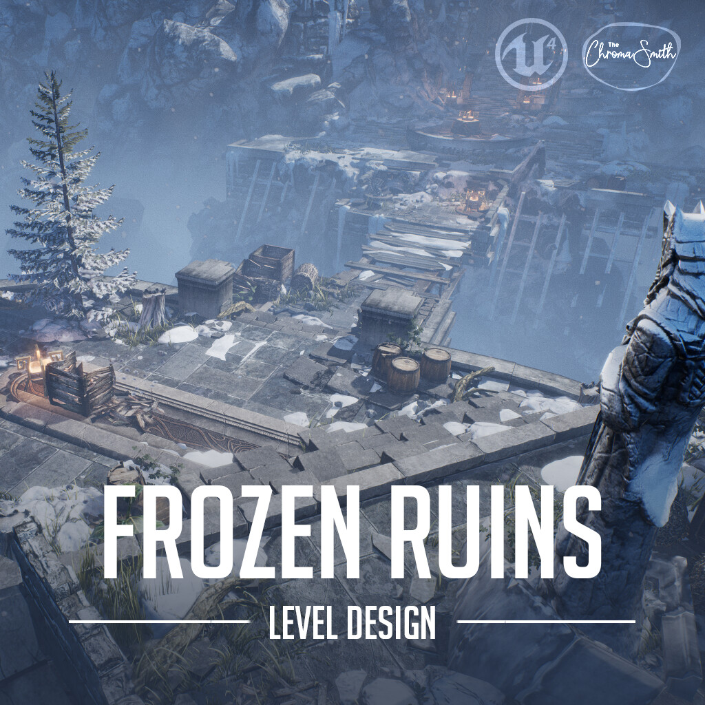 ArtStation - Level Design : Frozen Ruins