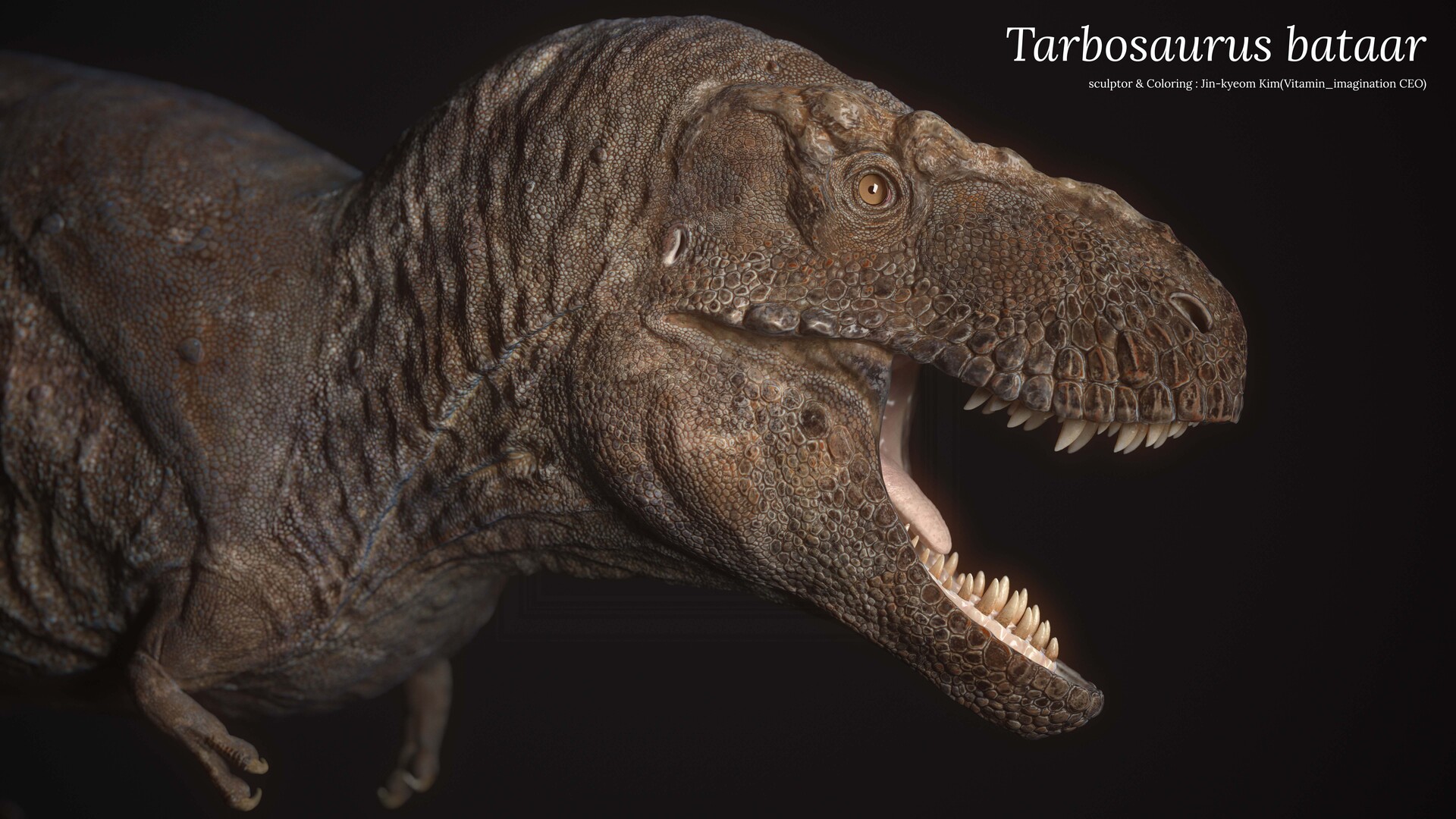 ArtStation - Tarbosaurus 2021 ver completed.